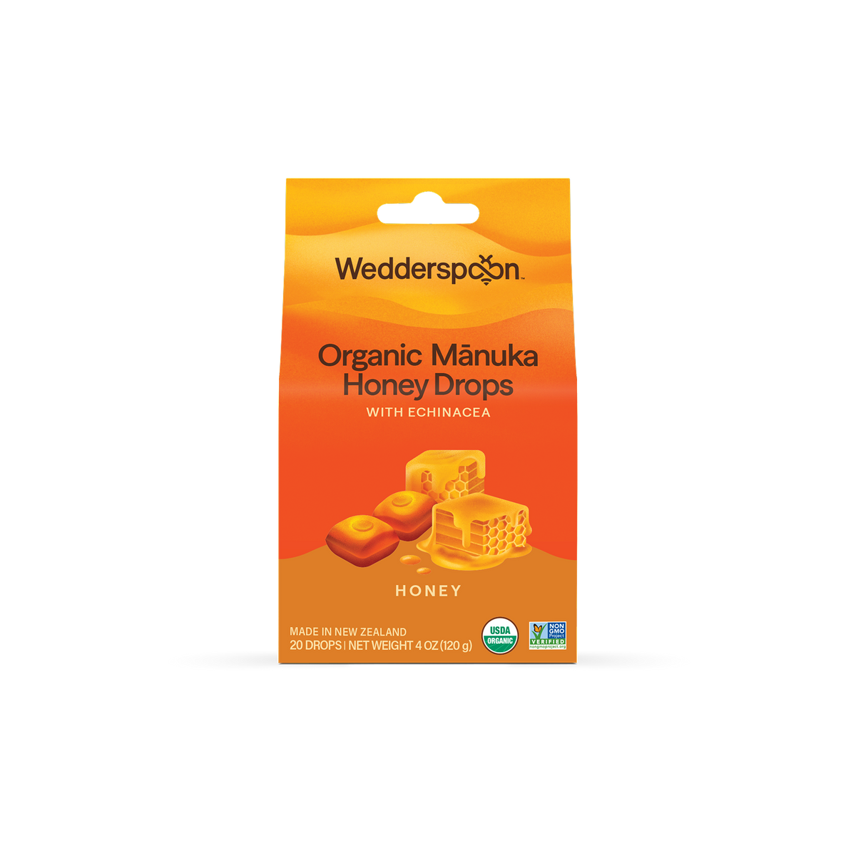 Wedderspoon Organic Manuka Honey Drops