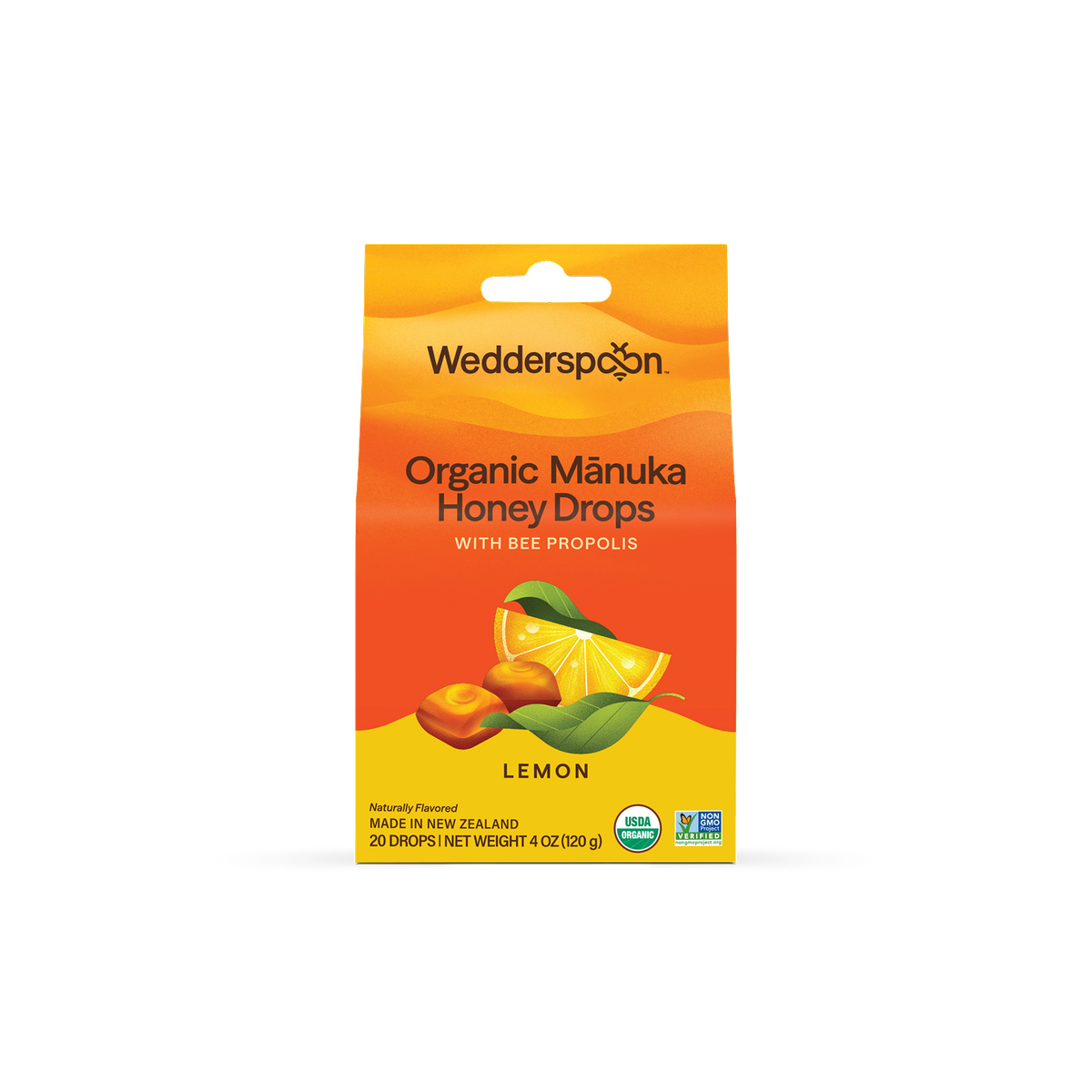 Wedderspoon Organic Manuka Honey Drops