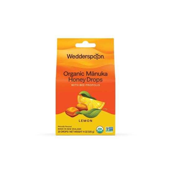Wedderspoon Organic Manuka Honey Drops